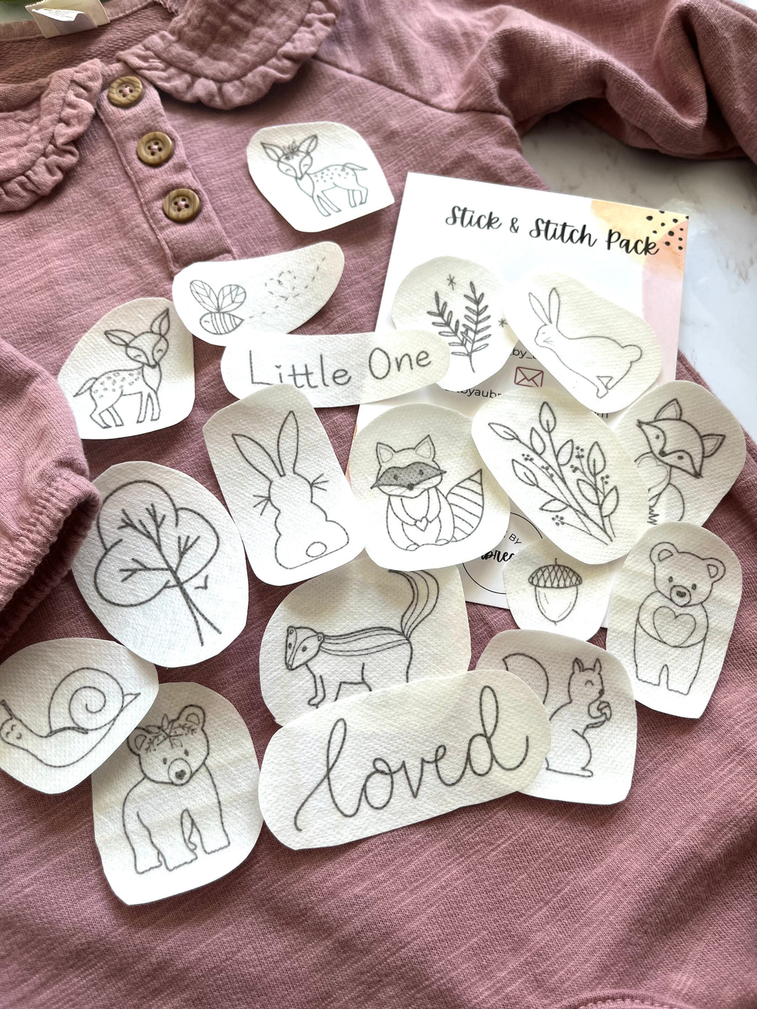 Stick & Stitch Packs – Art by AubreeRen